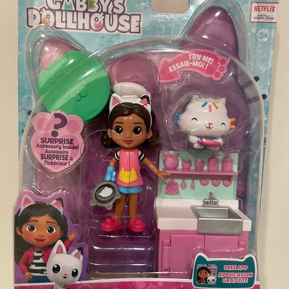 Toys | Gabbys Dollhouse Gabbys Lunch Munch 5piece Kitchen Playset New ...